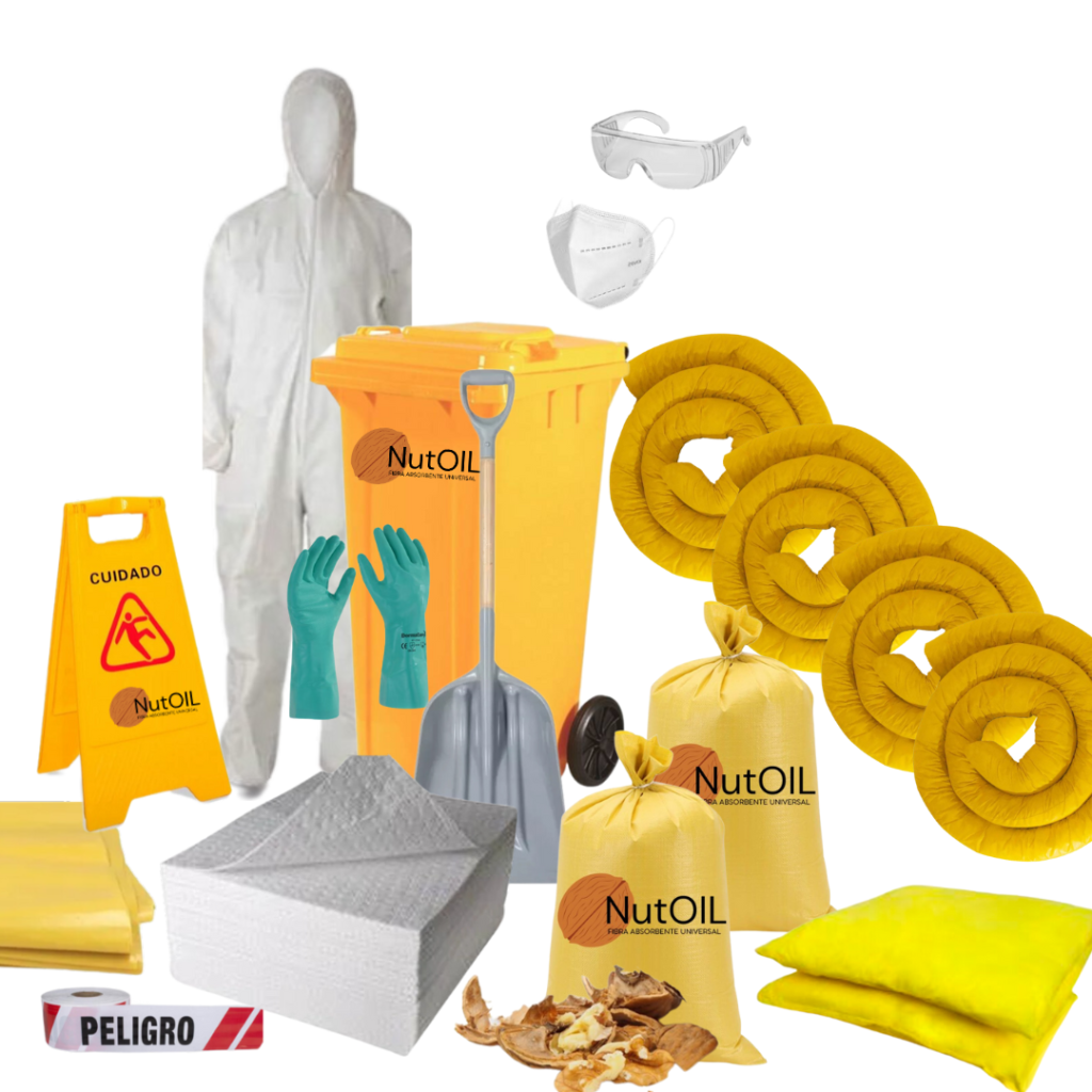 Kit Antiderrame Universal de 18 Lts Eco Hidrocarburos contención - Kit ...