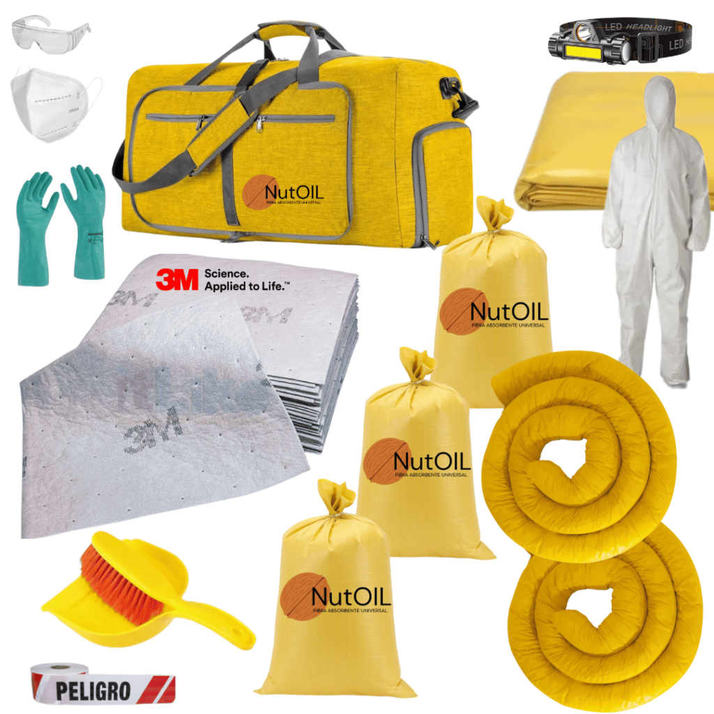 Kit Antiderrame para Camiones - Portátil 50 Lts - Kit Antiderrame