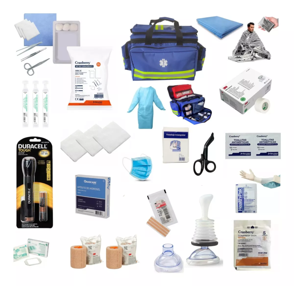 Kit De Primeros Auxilios Botiquín De Uso Profesional Y Hogar 35Lts ...