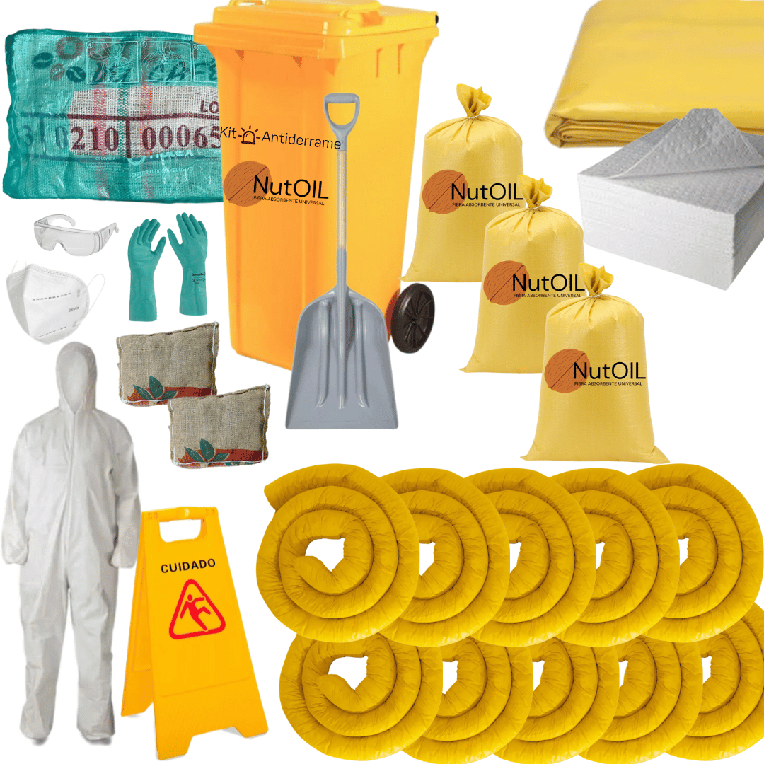 Kit Antiderrame premium de alto rendimiento 240 Lts - Kit Antiderrame