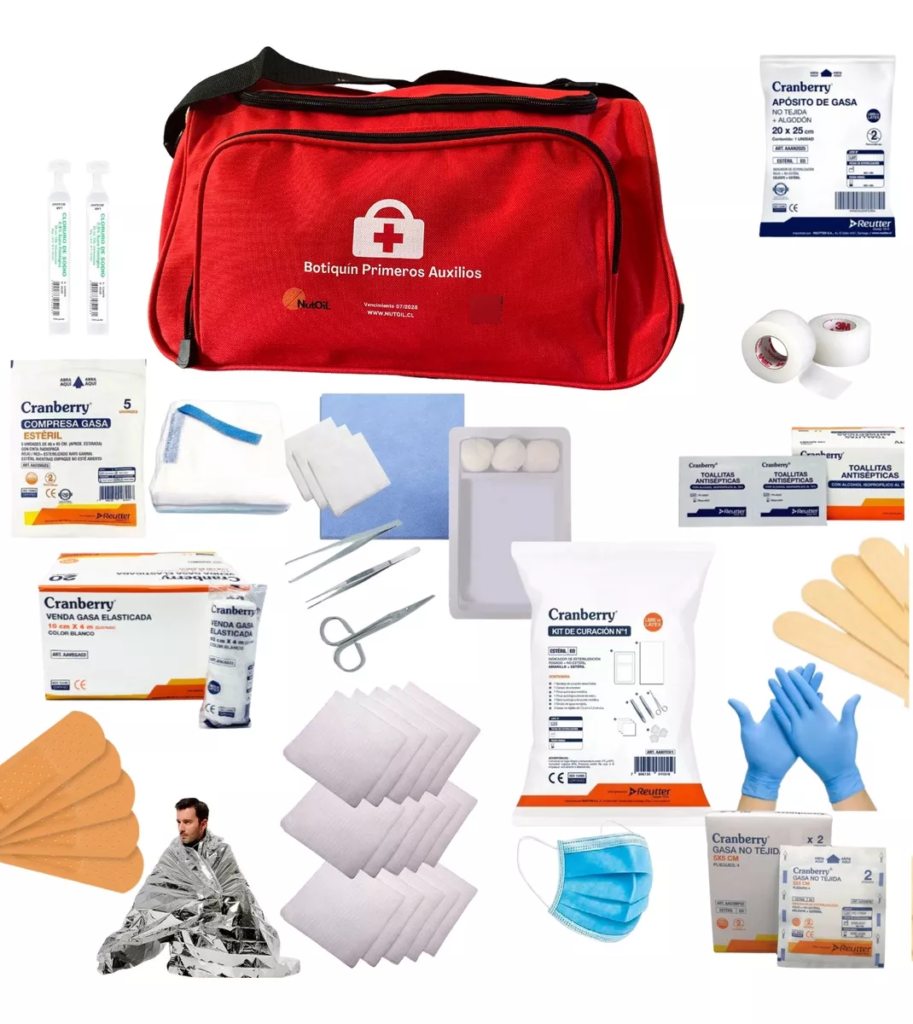 BOTIQUIN PRIMEROS AUXILIOS 25 PERSONAS M Trauma - Kit Antiderrame